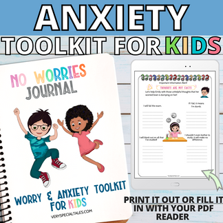 Anxiety & Worry Toolkit for Kids (NO WORRIES JOURNAL) – Very Special Tales