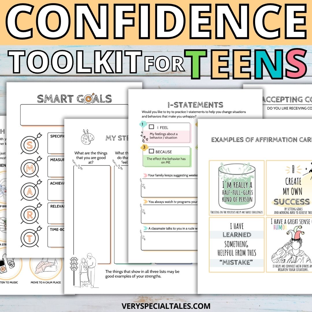CONFIDENT TEEN Journal (Printable Workbook) – Very Special Tales