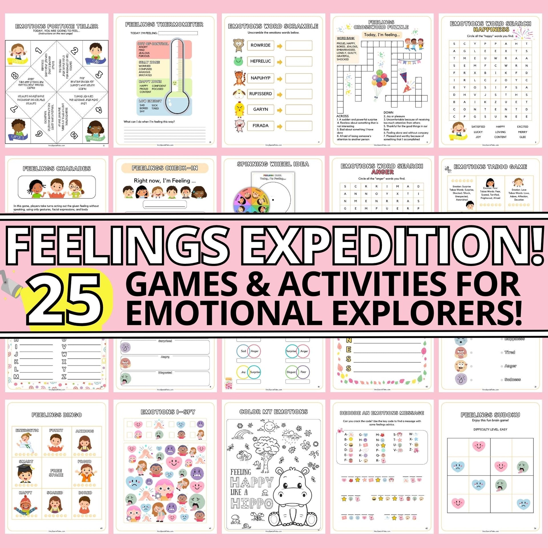 EMOTIONS BUNDLE (PDF Format) – Very Special Tales