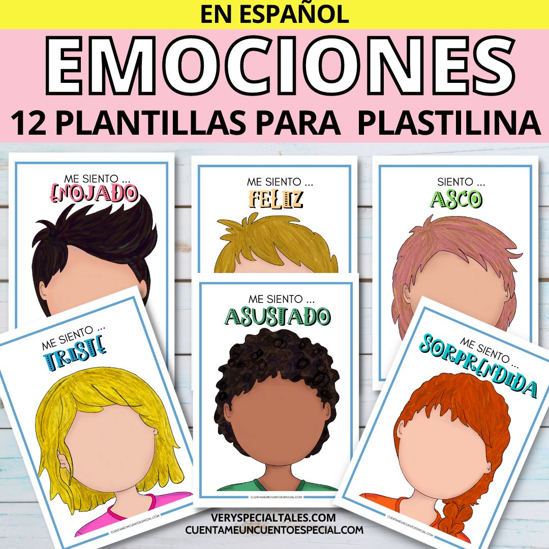 Plantillas para Plastilina de las Emociones – Very Special Tales