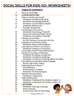 Social Skills Workbook for Kids: 50+ Social Skills Worksheets & Activi ...