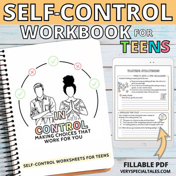 Self-Control Worksheets for Kids (PDF Format) – Very Special Tales