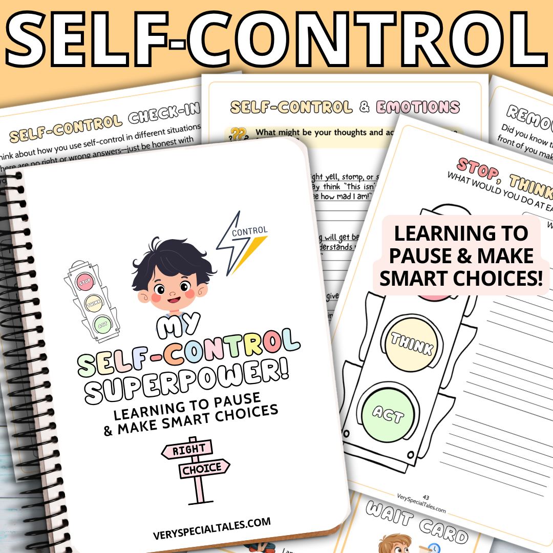 Kids Workbooks Bundle (PDF Format)- Anger, Social Skills, Self-Control ...