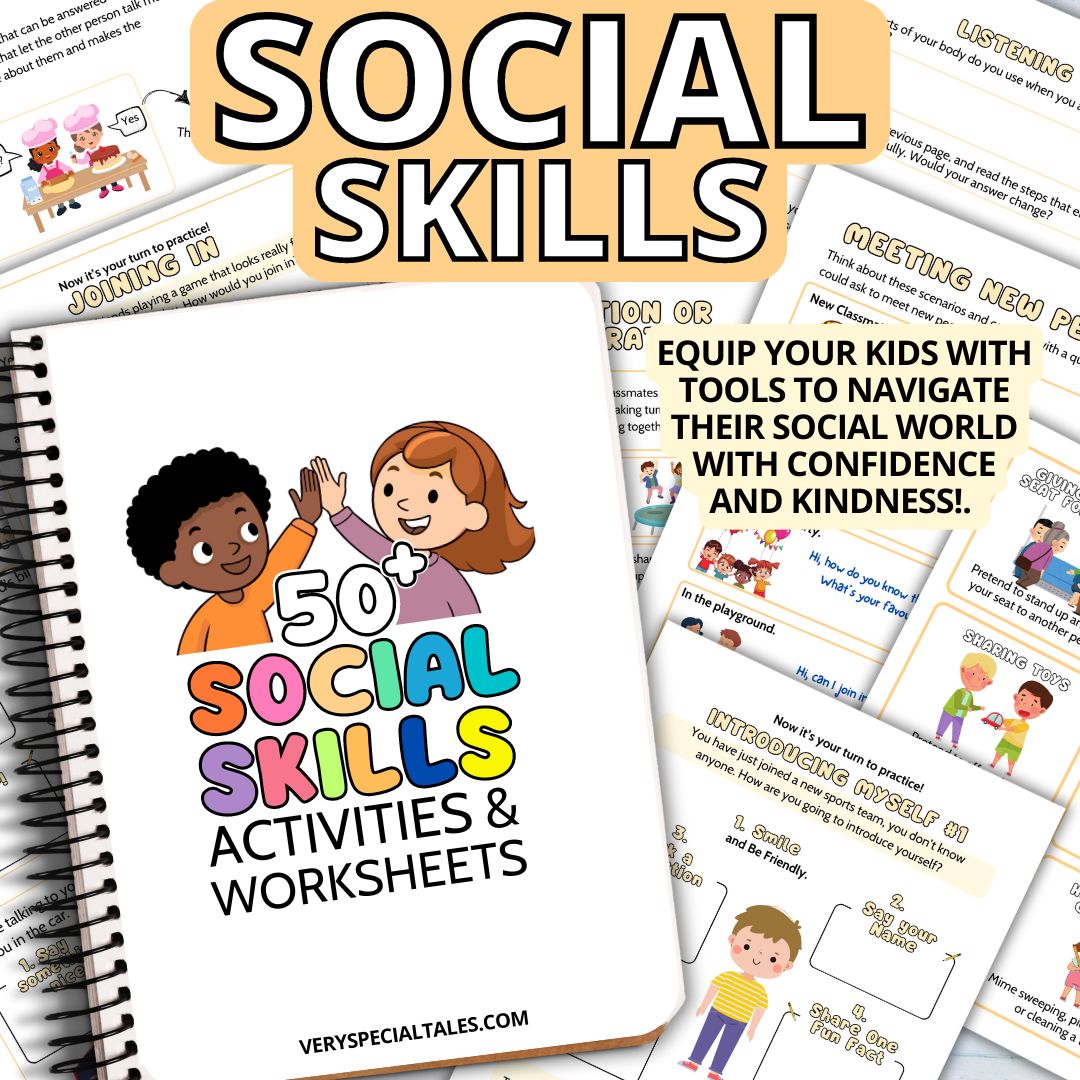 Social Skills Workbook for Kids: 50+ Social Skills Worksheets & Activi ...