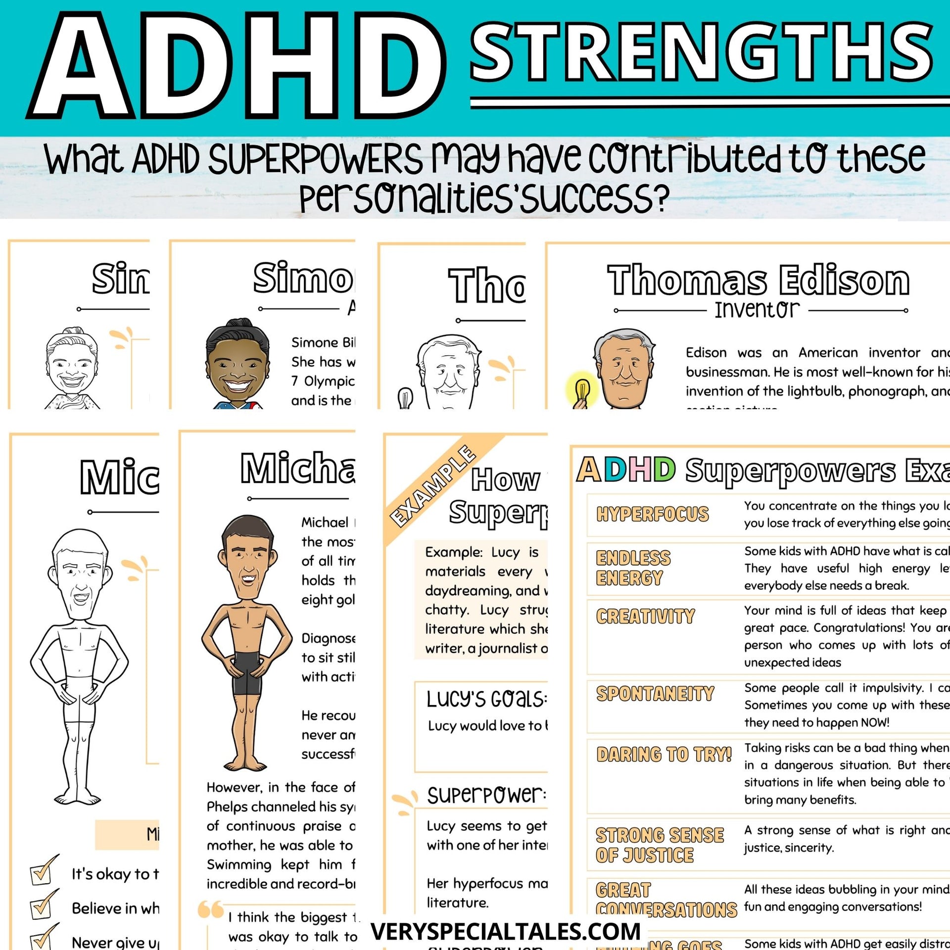 ADHD Superpowers Worksheets – Very Special Tales