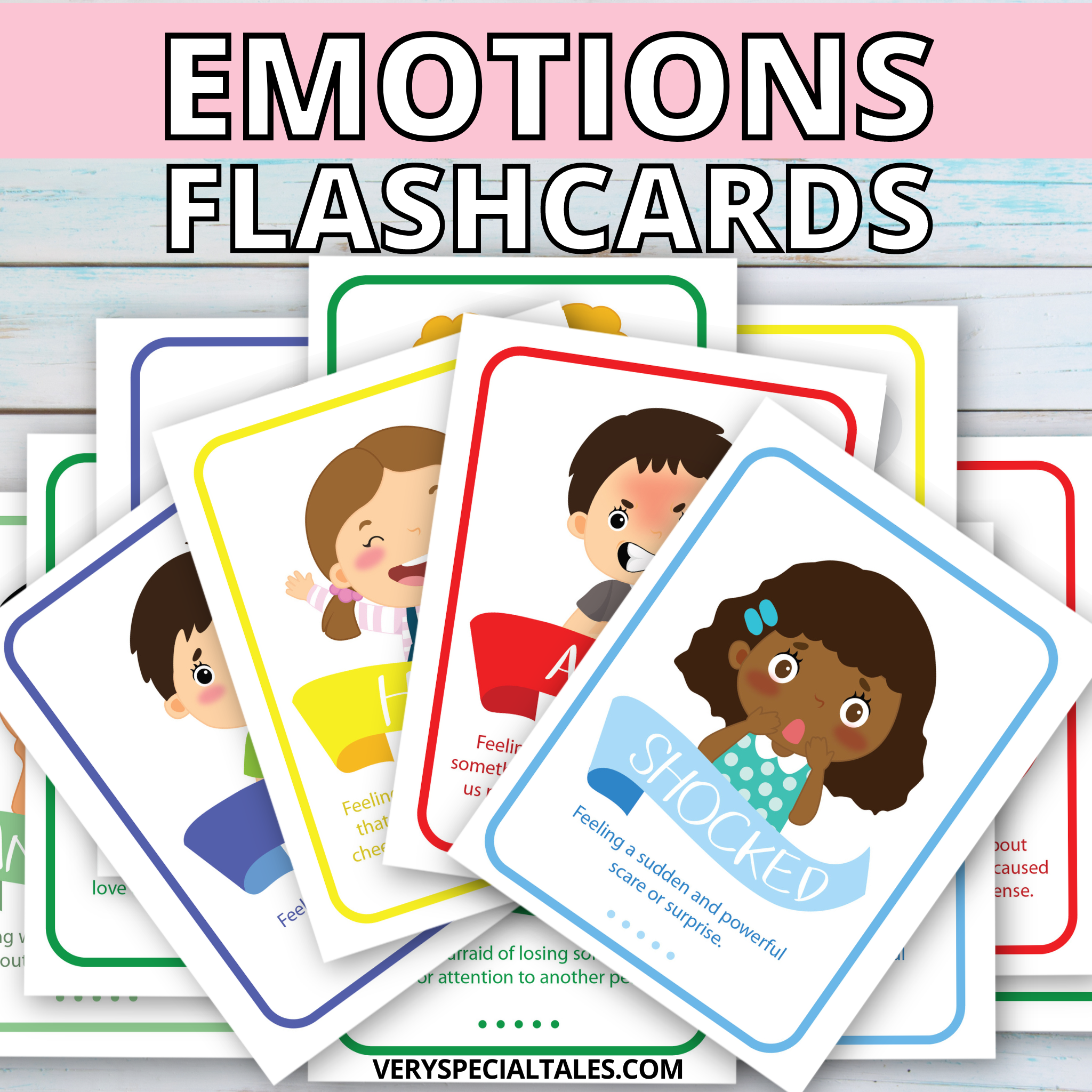 Emotions Flashcards – Very Special Tales